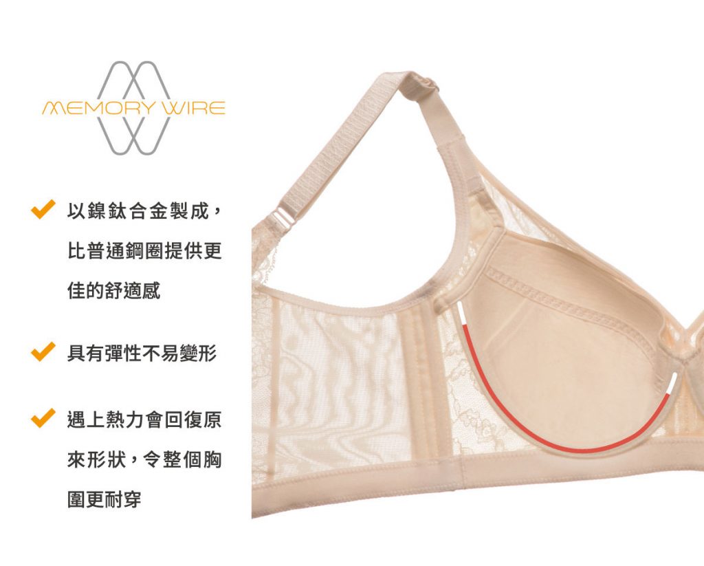 記憶鋼圈胸圍 Memory Wire Bras | SATAMI Official Site